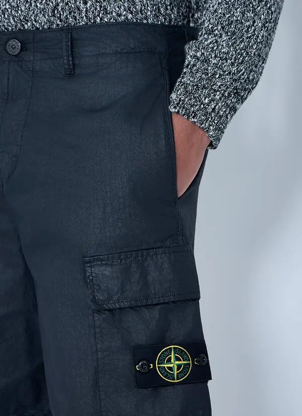 Stone Island Logo Patch Shorts