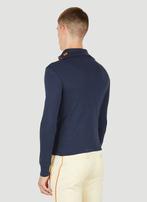 WALES BONNER Jazz Half Zip Top
