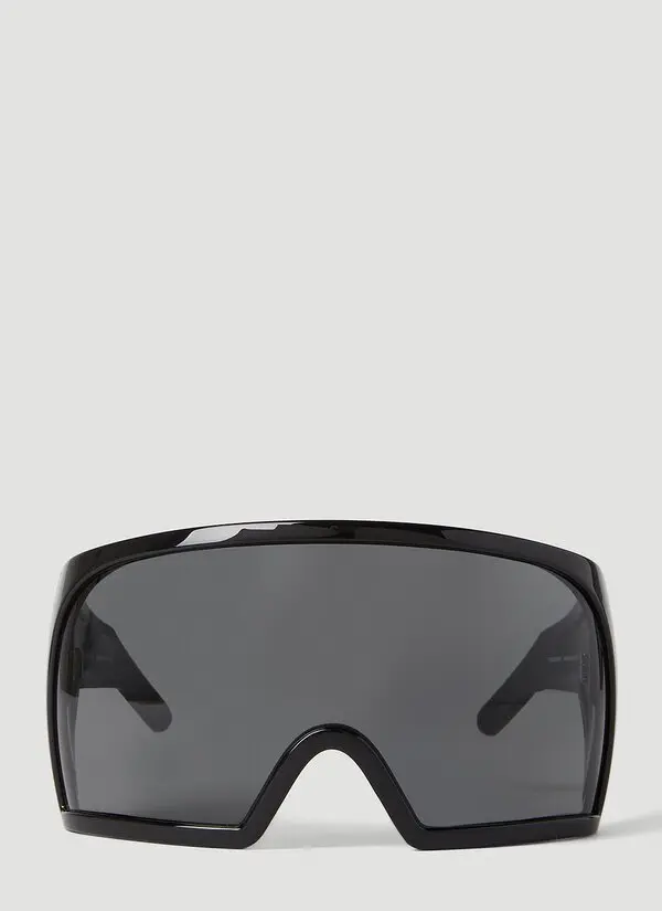 Rick Owens Kriester Mask Sunglasses - Black