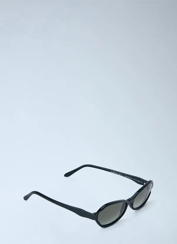 Our Legacy Oval Tinted Lens Sunglasses - Black