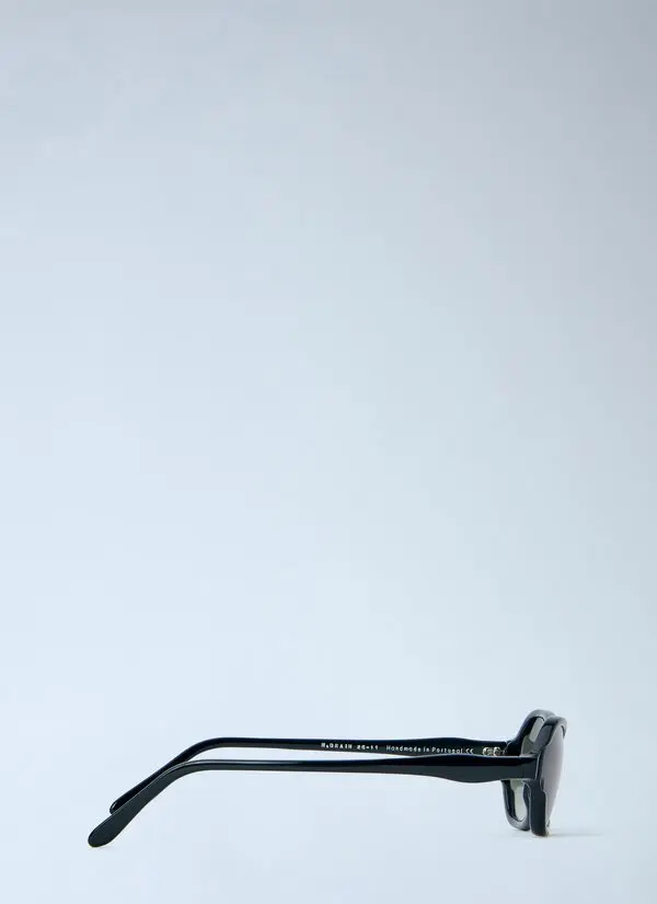Our Legacy Oval Tinted Lens Sunglasses - Black