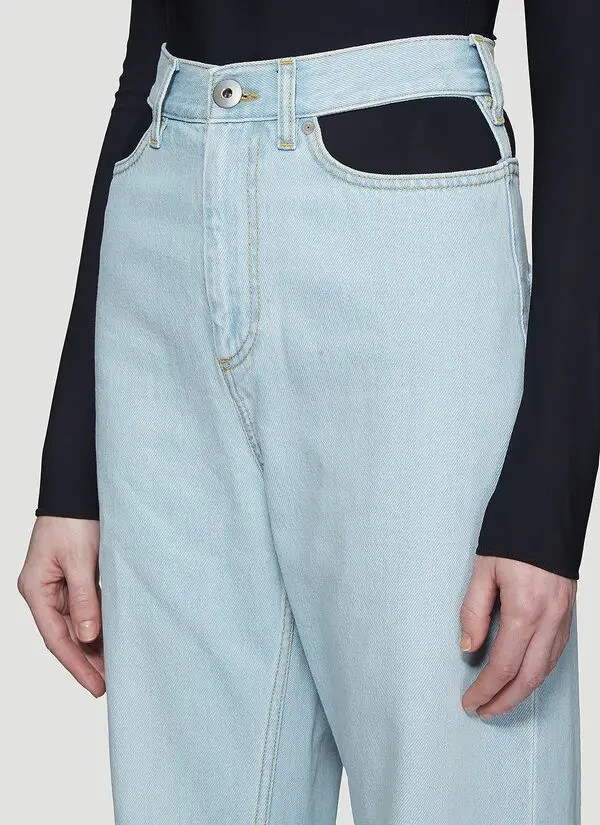 MAISON MARGIELA Cut-out Jeans