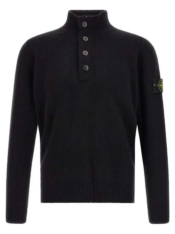 Stone Island 5100040' Sweater - Black