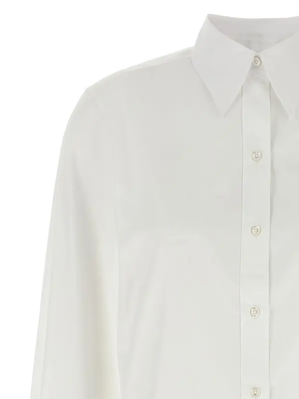 Thom Browne Rwb Tape Cuffs Shirt - White
