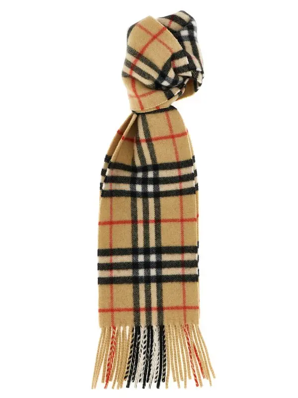 Burberry Cashmere Scarf - Cream