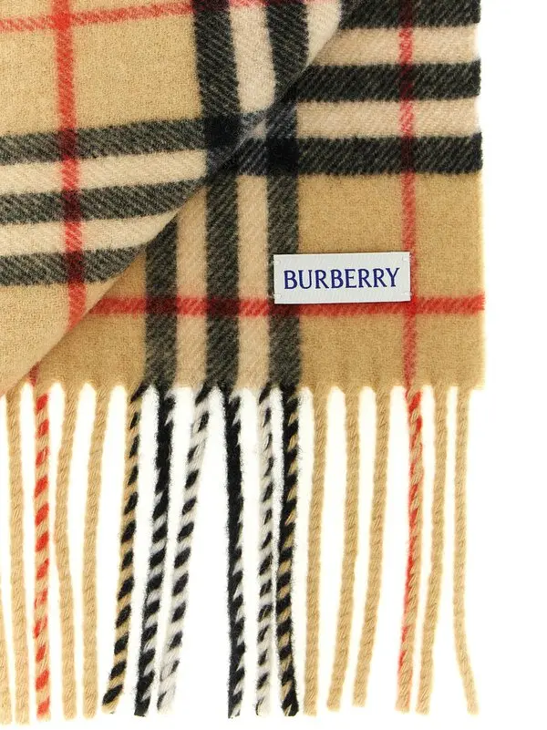 Burberry Cashmere Scarf - Cream