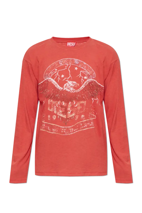 DIESEL® T-shirt 't-geri-ls - Red