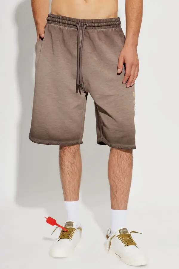 Off-White Printed Sweat Shorts