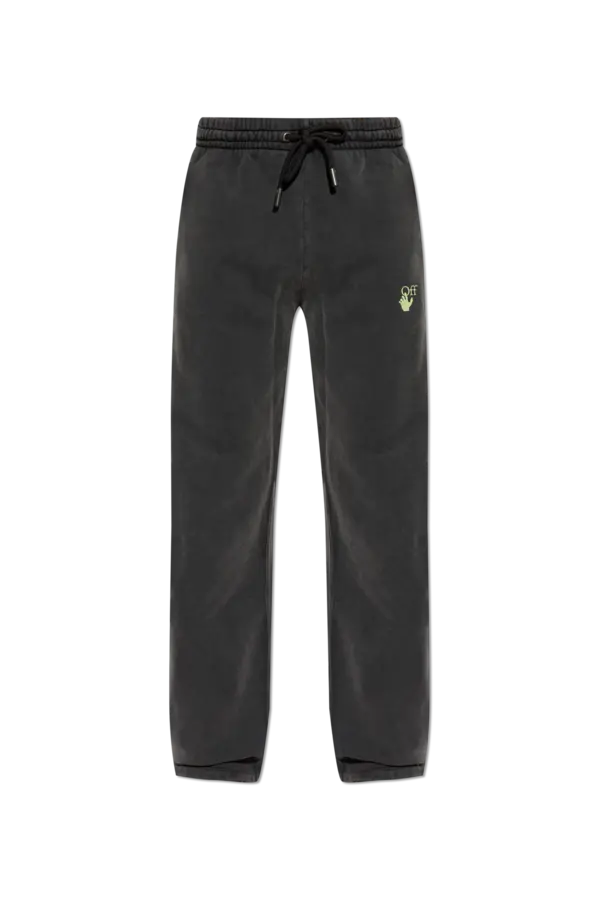 Off-White Straight-leg Sweatpants - Grey