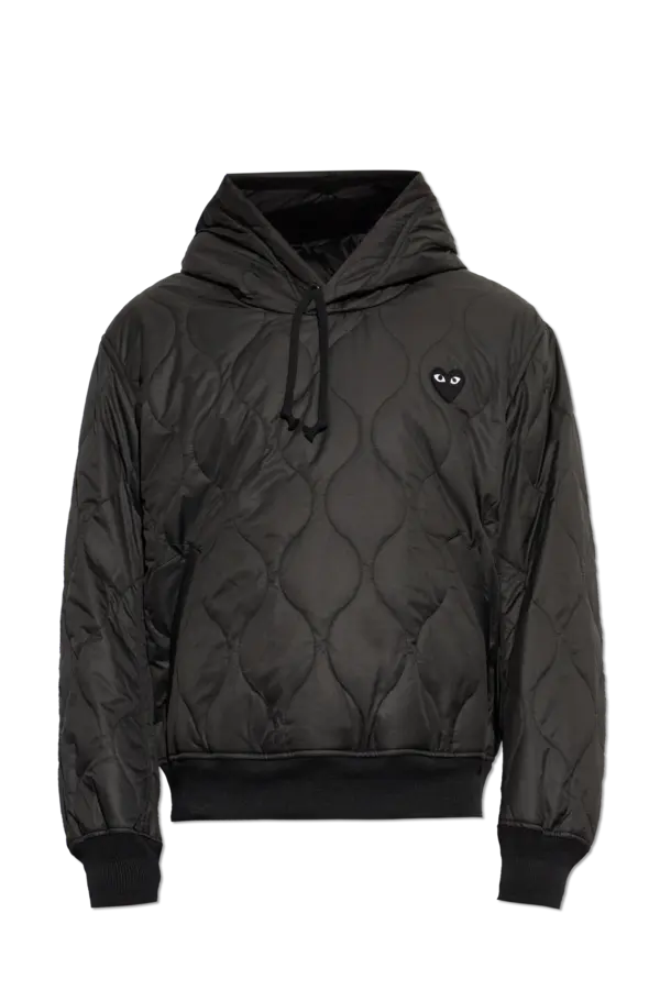 Play Comme Des Garcon Padded Jacket With Logo Patch