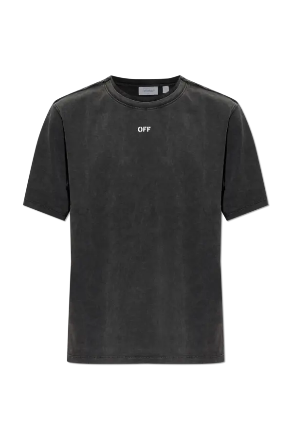 Off-White Vintage-effect T-shirt - Black