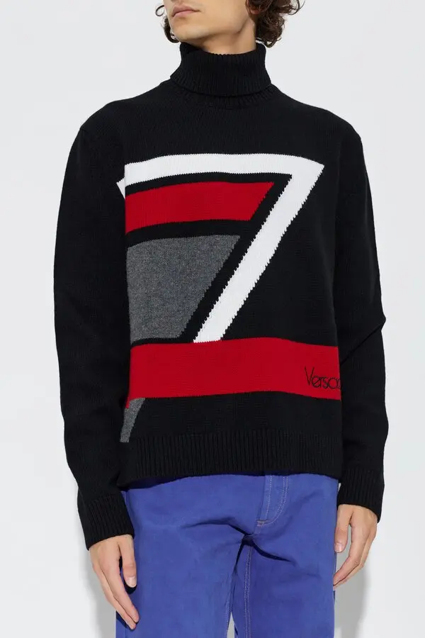 Versace Wool Turtleneck