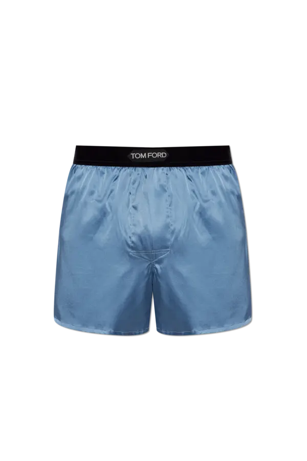 TOM FORD Silk Boxers - Blue
