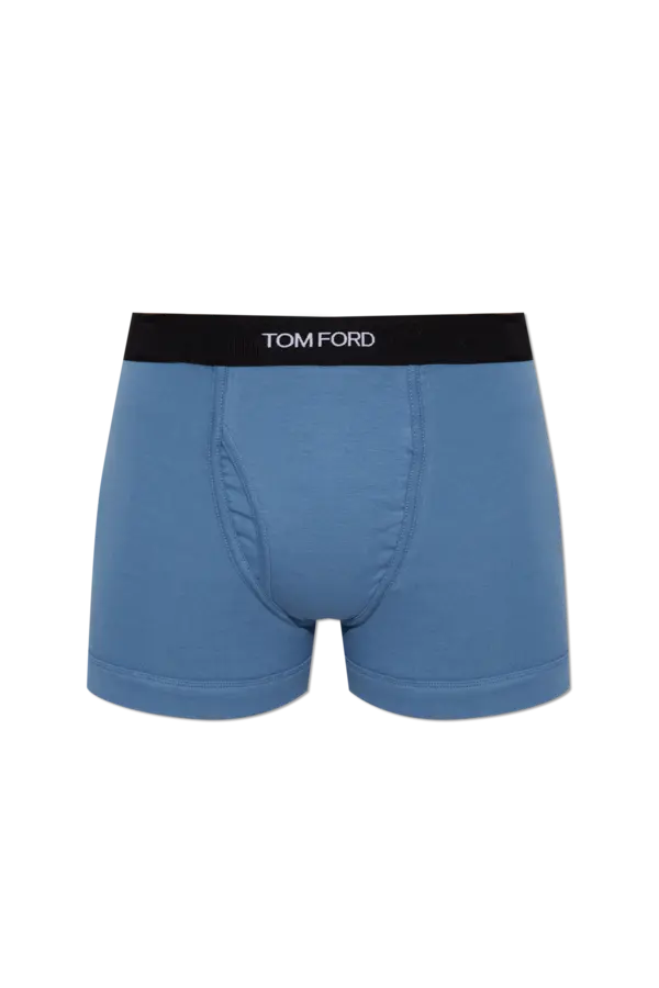TOM FORD Boxers With Logo - Blue