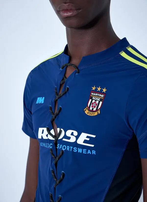 Martine Rose Lace-up Athletic Jersey