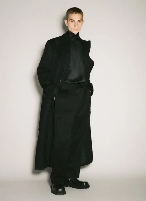 Dolce & Gabbana Loose Silk Turtleneck Top