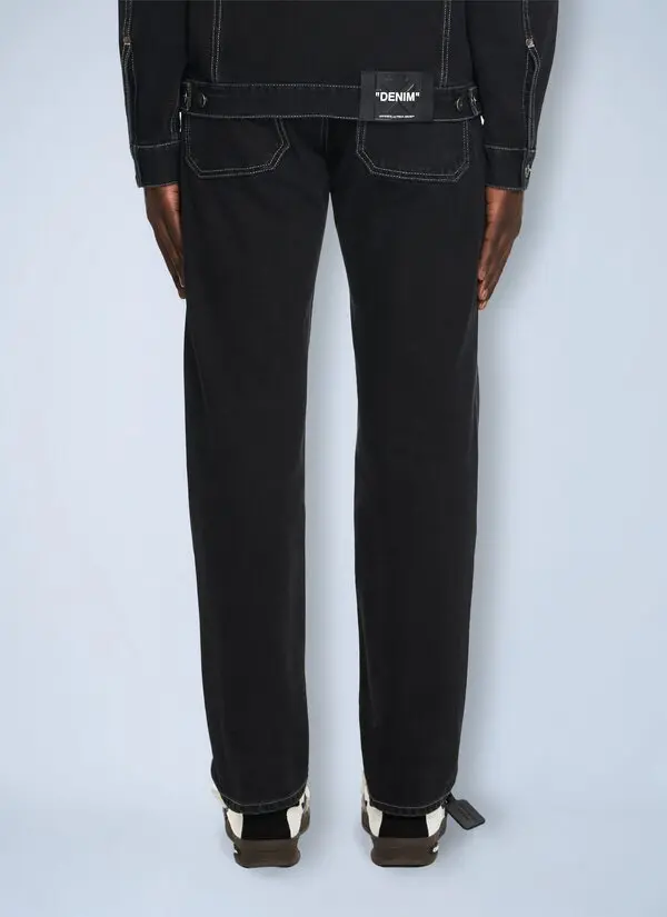 Off-White Half Arrow Tapered Jeans