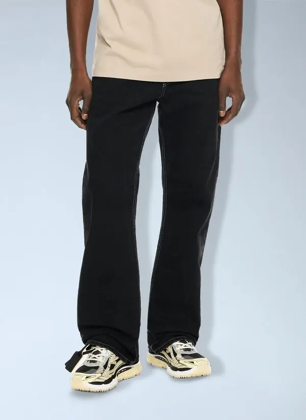 Off-White Half Arrow Slim Relaxed Jeans - Black