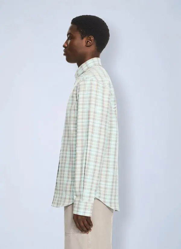Off-White Marker Check Flannel Regular Shirt