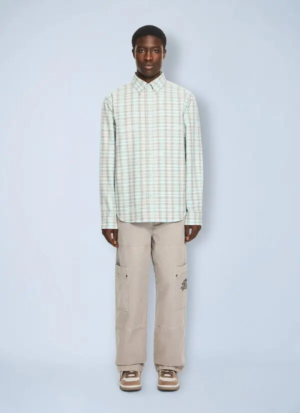 Off-White Marker Check Flannel Regular Shirt