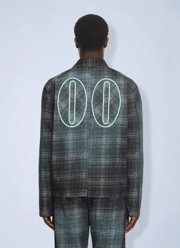 Off-White Check Jacq Den Skate Coach Jkt