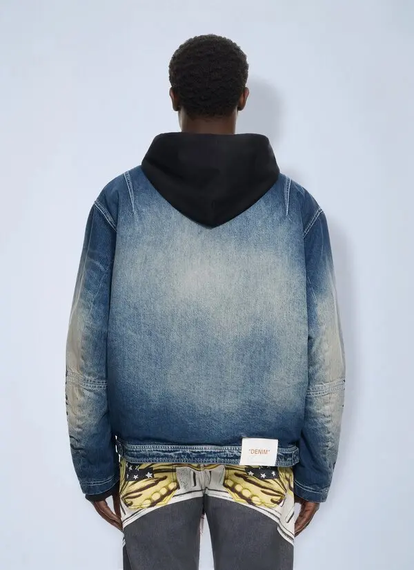 Off-White Cherry Jers Hoodie Den Jkt