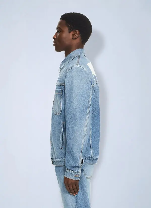 Off-White Half Arrow Denim Skate Jacket
