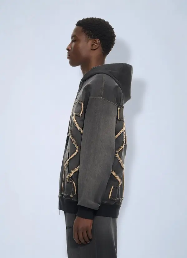 Off-White Distress Diag Slouchy Sweatpant