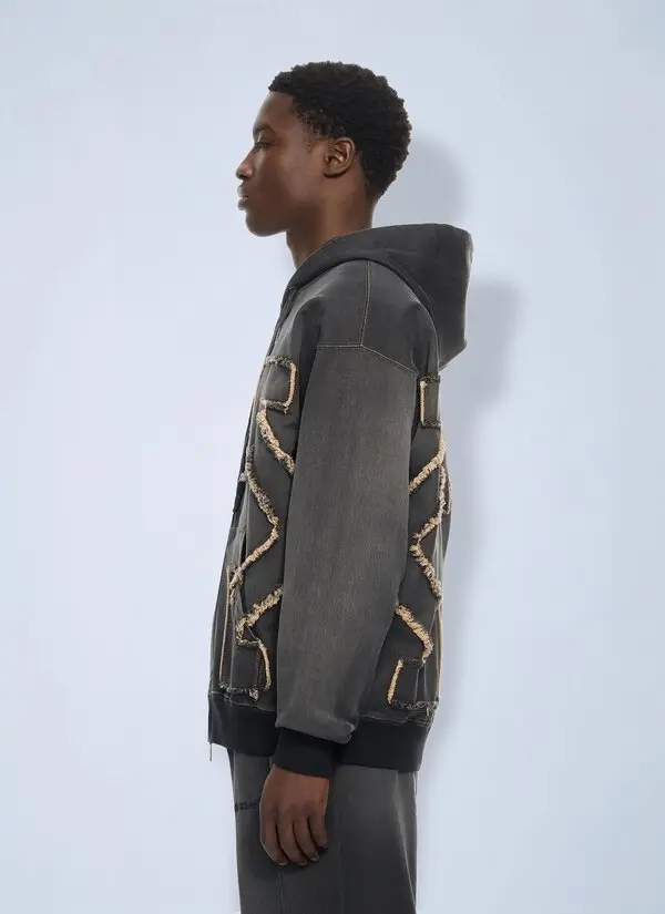 Off-White Distress Diag Slouchy Sweatpant