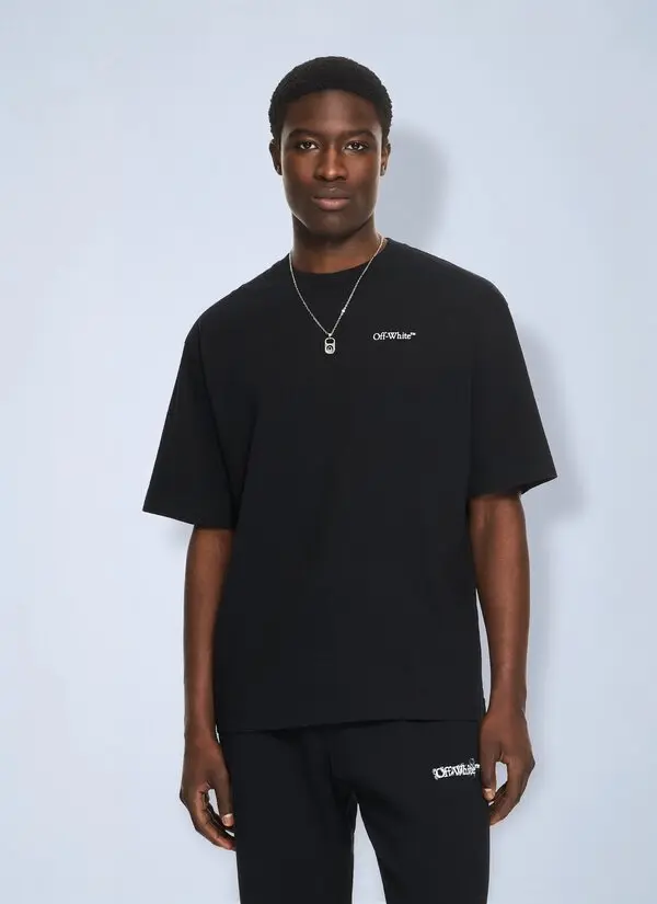 Off-White Heraldic Arrow Cuffed Sweatpant - Black