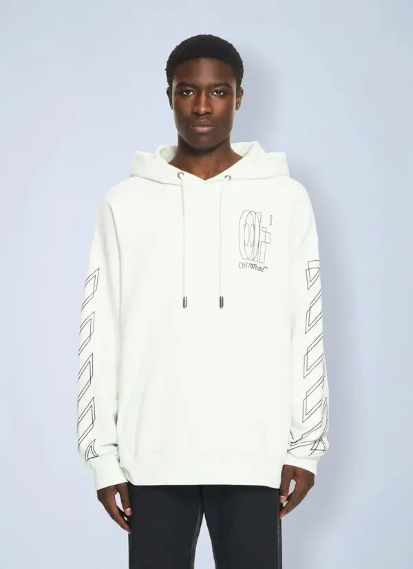 Off-White Outline Double Arrow Skate Hoodie