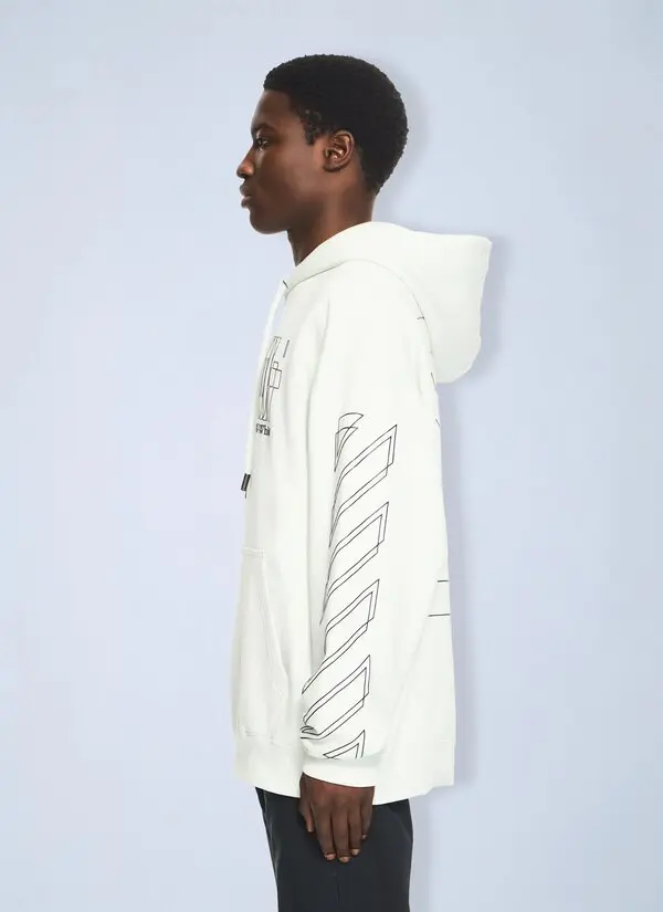 Off-White Outline Double Arrow Skate Hoodie