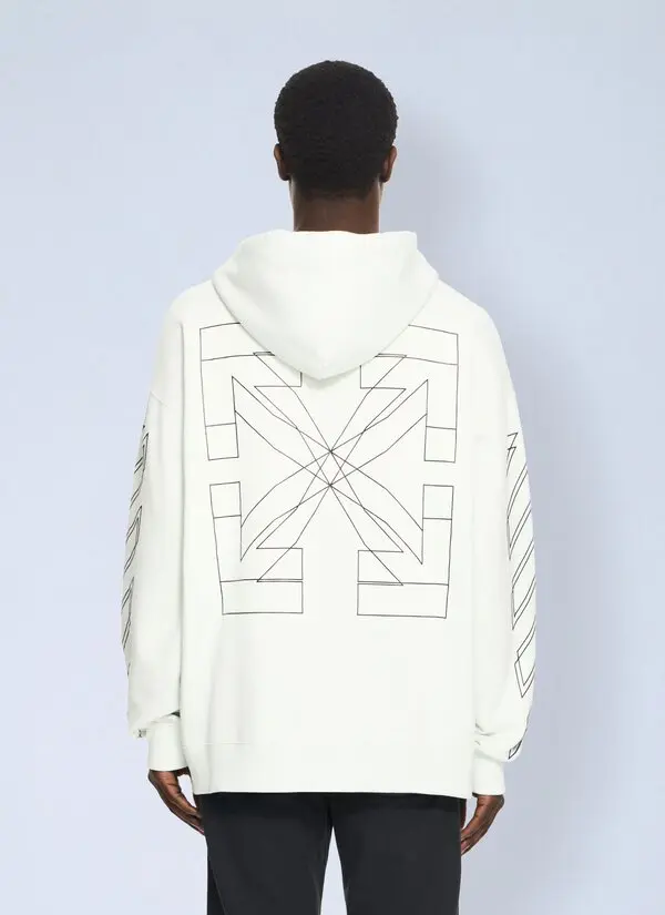 Off-White Outline Double Arrow Skate Hoodie