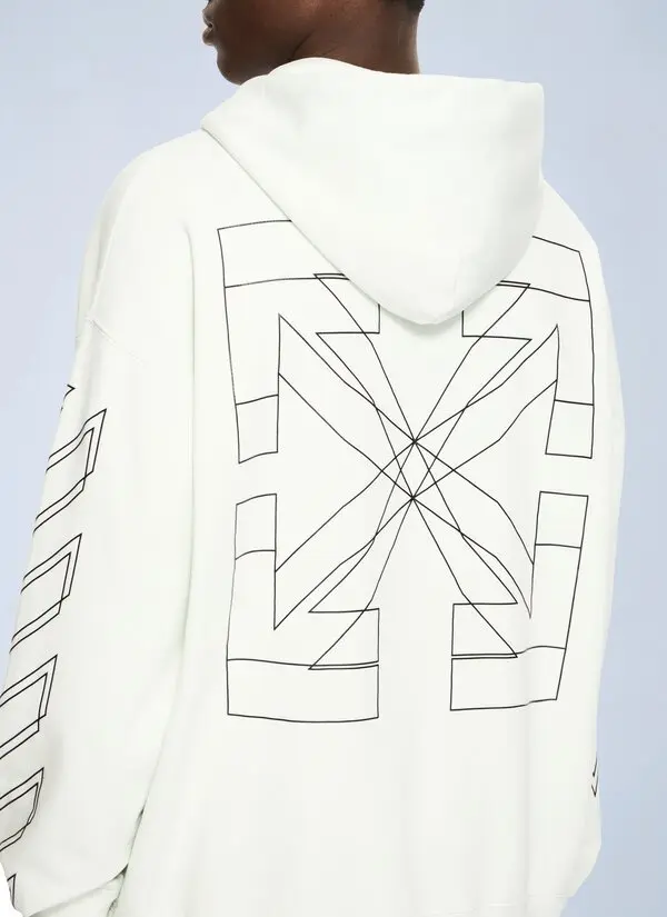 Off-White Outline Double Arrow Skate Hoodie