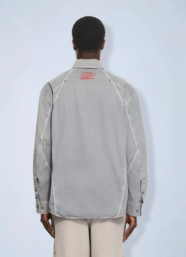 Off-White Garment-dyed Sporty Shirt