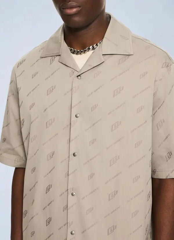 Off-White Owr Cotnyl Jacq Bowl Shirt