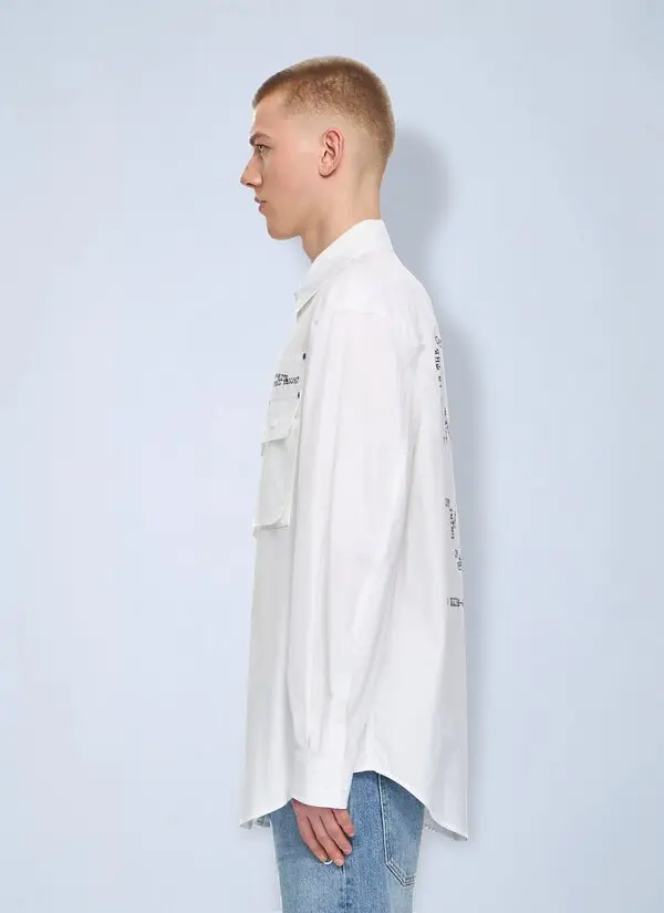 Off-White Type Arrow Poplin Overshirt