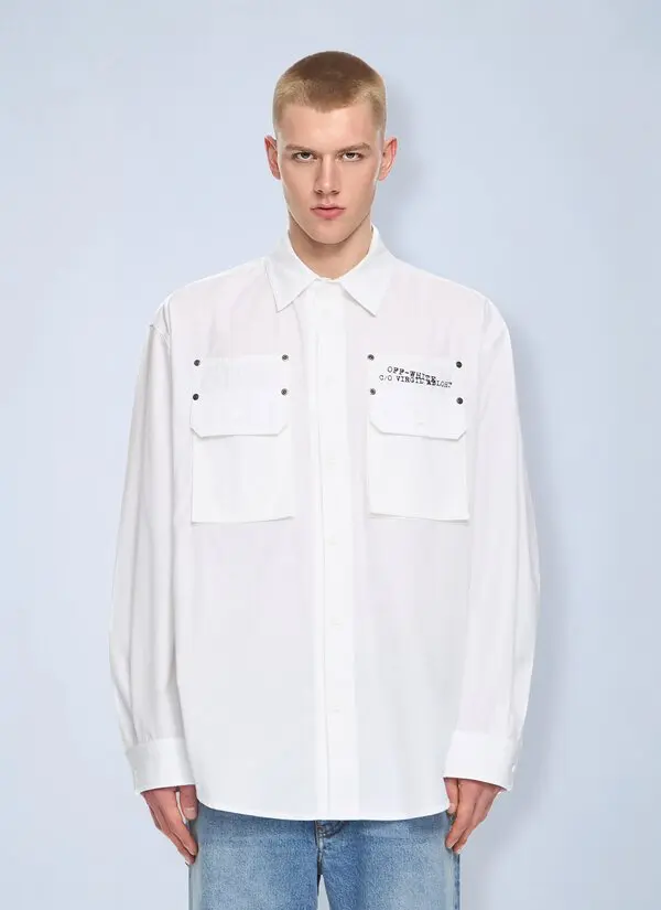 Off-White Type Arrow Poplin Overshirt