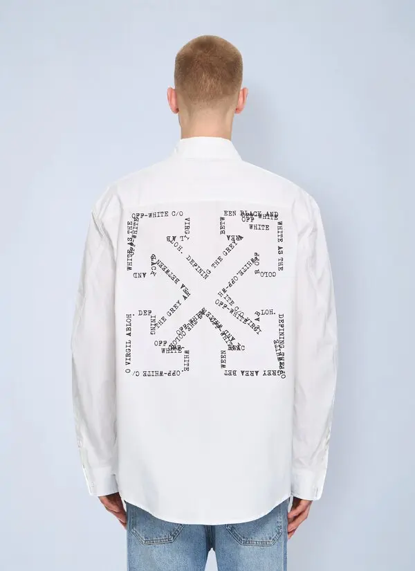 Off-White Type Arrow Poplin Overshirt