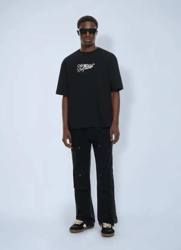 Off-White Owr Gd Cot Multipkt Relax Pant