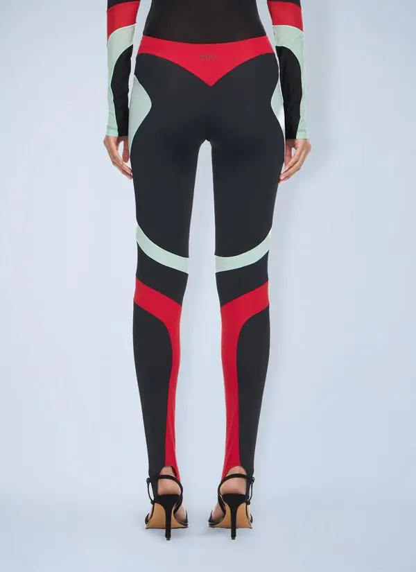 Off-White Color Block Leggings