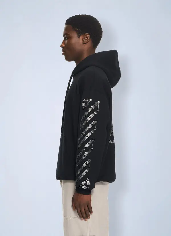 Off-White Chain Arrow Diagonal Skate Hoodie