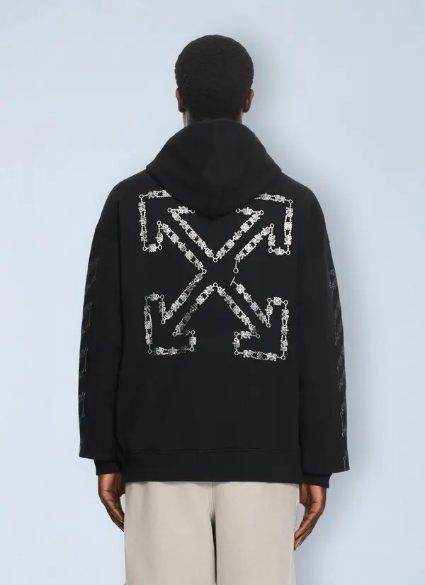 Off-White Chain Arrow Diagonal Skate Hoodie