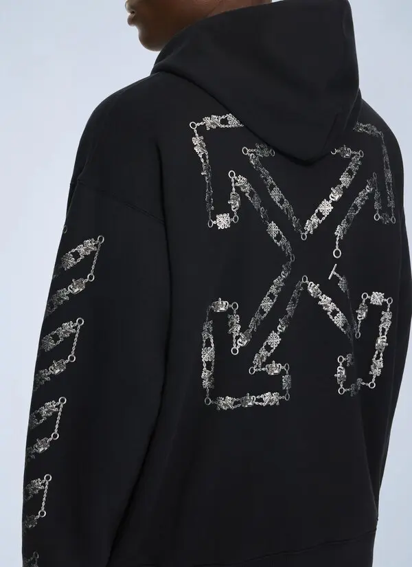 Off-White Chain Arrow Diagonal Skate Hoodie