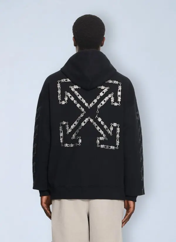 Off-White Chain Arrow Diagonal Skate Hoodie