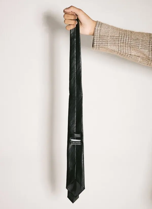 Our Legacy Faux Leather Tie