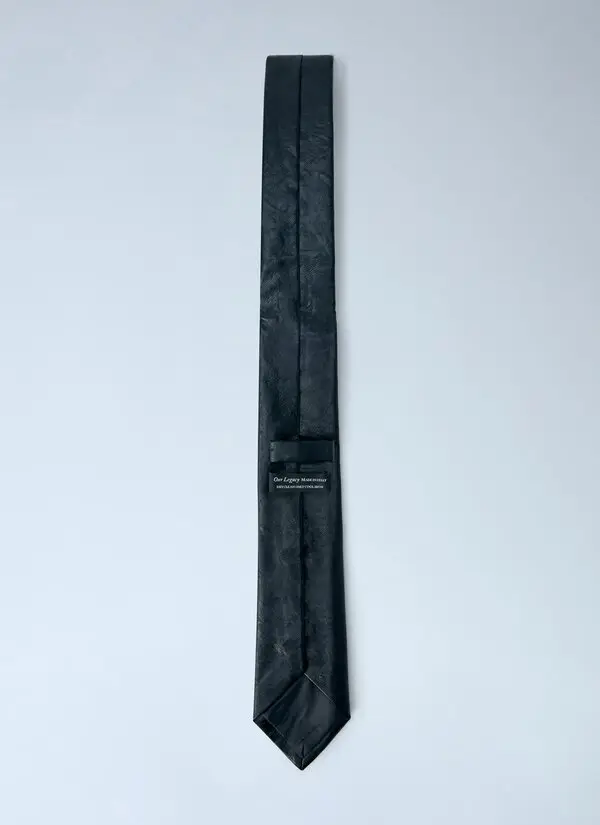Our Legacy Faux Leather Tie