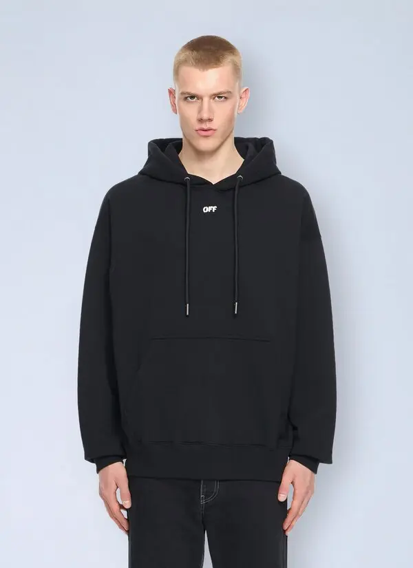 Off-White Paint Arrow Skate Hoodie - Black