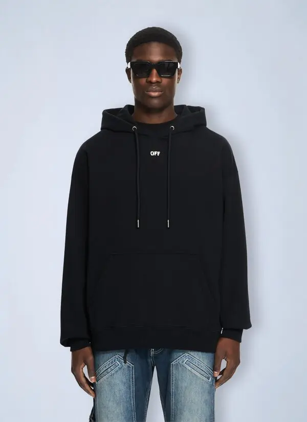 Off-White 3d Spray Arrow Skate Hoodie - Black