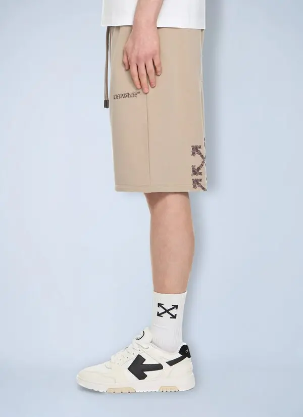 Off-White Heraldic Arrow Skate Sweatshort